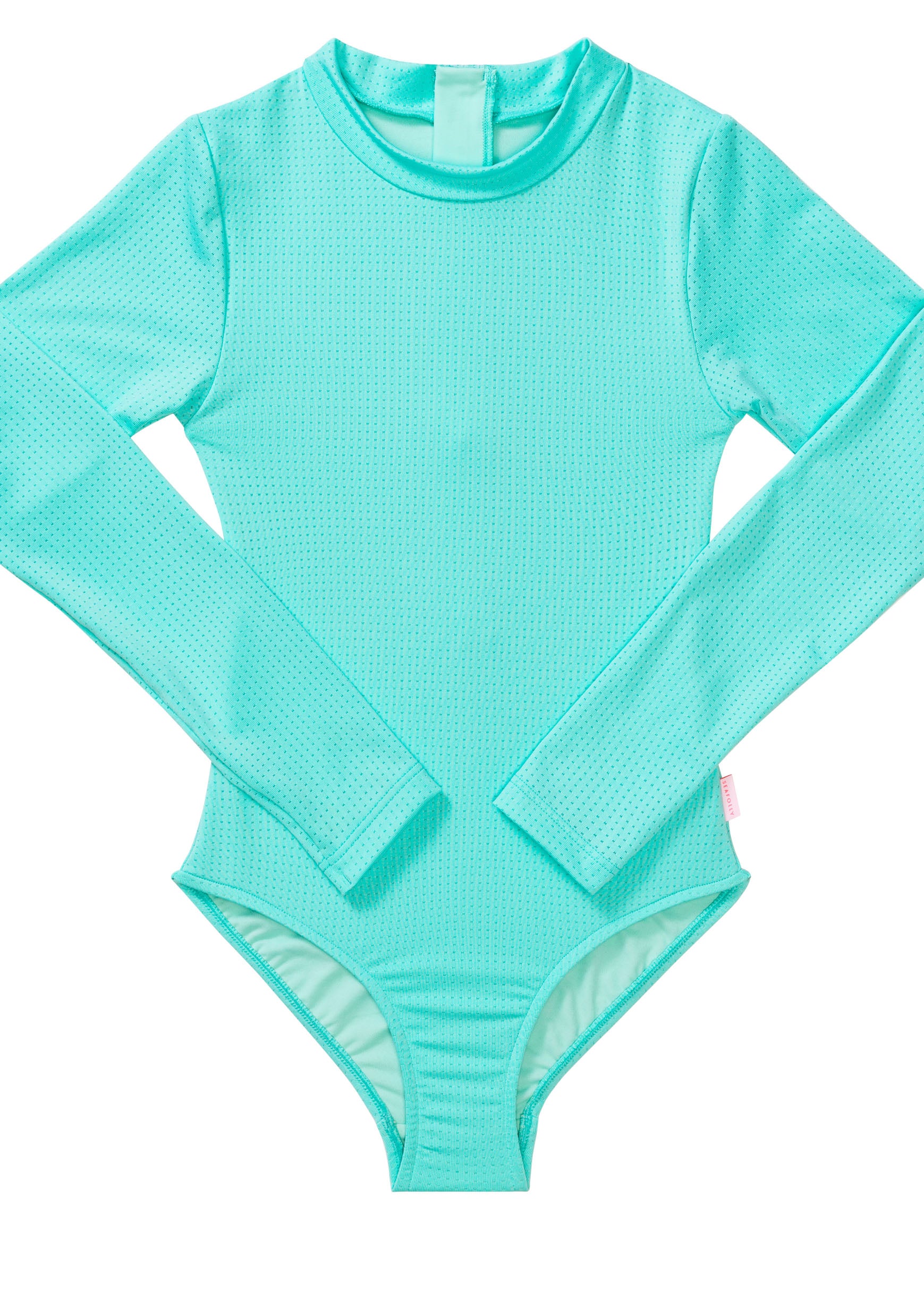 Seafolly UV sunsuit - emerald blue – Just Swimwear